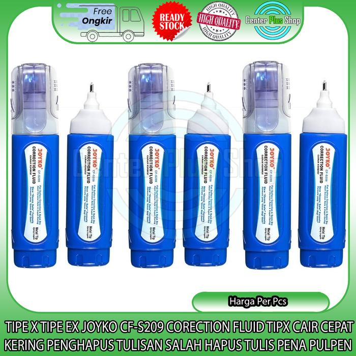 Jual TIPX CAIR JOYKO CF-S209 CORECTION FLUID TIPE X PENGHAPUS TULISAN ...