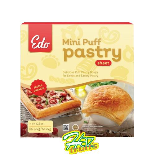 Promo EDO Mini Puff Pastry Sheet Adonan Kulit Pastry Lembaran 375gr ...