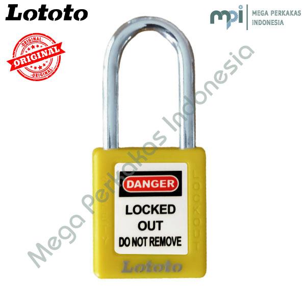 Jual Gembok Safety LOTO Lototo L410 YLW Thermoplastic Padlock - Jakarta ...