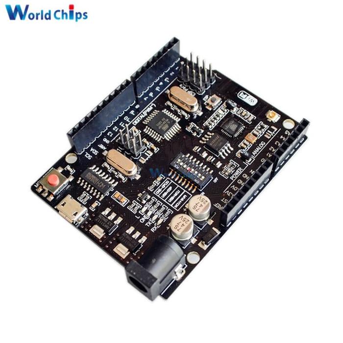 Jual Compatible Arduino Uno R3 Model Ic Dip Atmega 328p Microcontroller