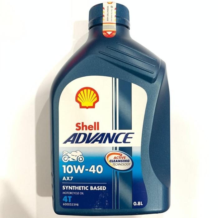 Promo OLI MOTOR SHELL ADVANCE AX7 MANUAL BEBEK 4T 800ML ORIGINAL ...