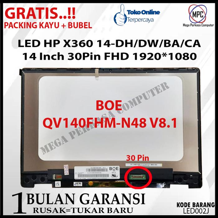 Jual LED Touchscreen HP Pavilion X360 14-DH 14-DW 14-BA14B-CA FHD 1920X1080 - Kota Depok - Mega ...