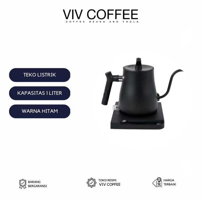 Jual Teko Listrik Leher Angsa Stainless 1000ml Gooseneck Coffee Kettle ...