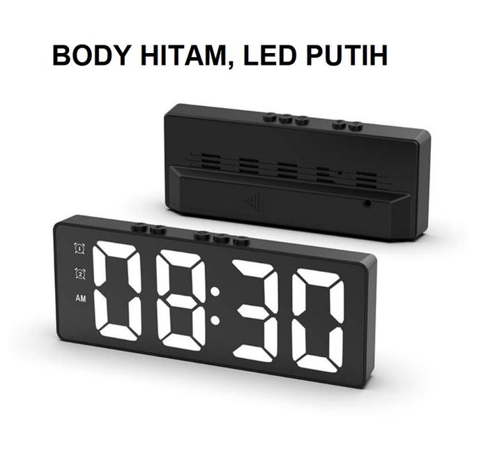 Jual Jam Meja Digital LED (ANGKA JUMBO) Weker Table Tidur Digital Smart ...