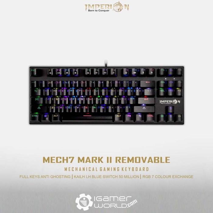 Jual Imperion Mech 7 Mark II Removable RGB TKL Mechanical Gaming ...
