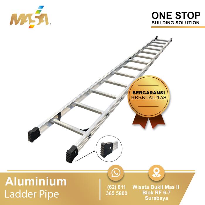 Jual ALUMINIUM LADDER PIPE TANGGA LIPAT SCAFFOLDING STEGER MURAH ...