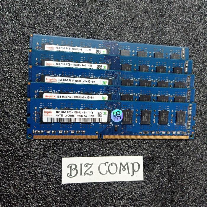 Jual HYNIX 4GB 2RX8 PC3 10600U MEMORY RAM PC DDR3 4GB 1333MHZ - Jakarta Barat - Biz Comp | Tokopedia