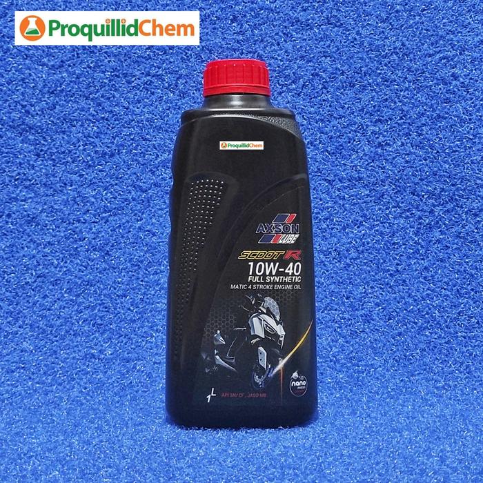 Jual AXSON FULLY SYNTHETIC OIL 10W40 OLI MESIN MOTOR MATIC 4 TAK 10W-40 ...