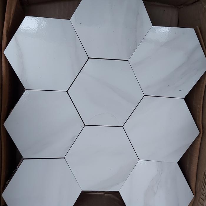 Jual Mosaik Hexagon Ellagress Keramik Lantai Dinding Backsplash uk ...