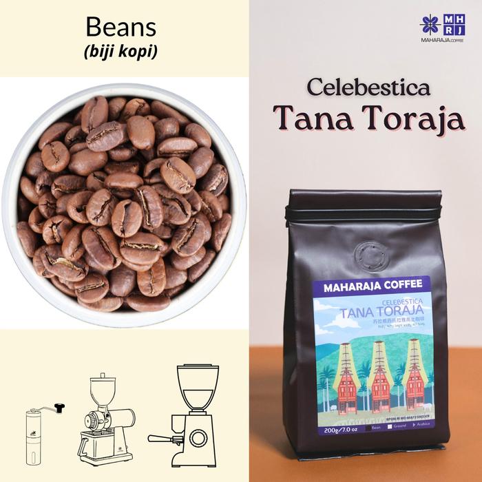 Jual Kopi Arabika Celebestica Tana Toraja 1 kg Econo Pack Maharaja ...