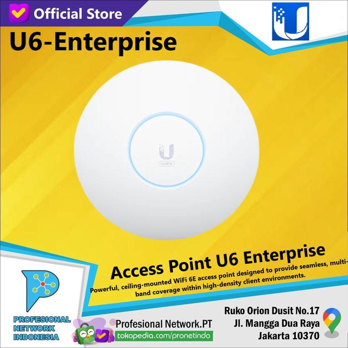 Promo Ubiquiti Access Point U6 Enterprise U6-Enterprise Cicil 0% 3x - Jakarta Pusat ...