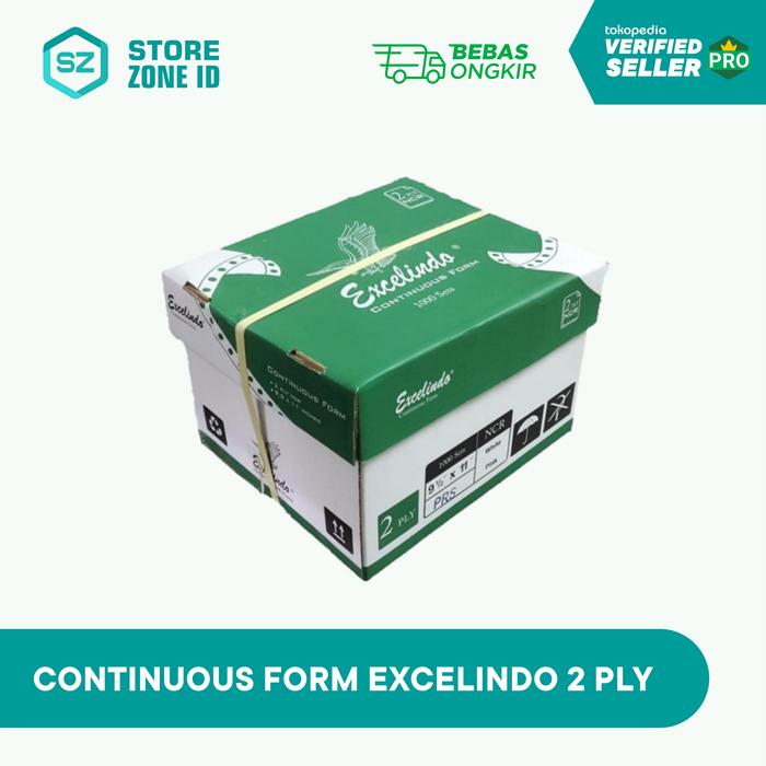 Jual Continuous Form Excelindo 2 Ply Prs 9,5" X 11" : 2 Ncr - Kota ...