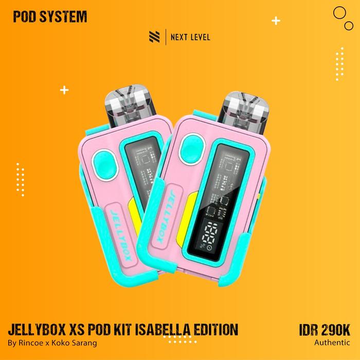 Promo Rincoe Jellybox XS Isabella Edition 30W 1000mAh Pod Kit - Pod Kit ...
