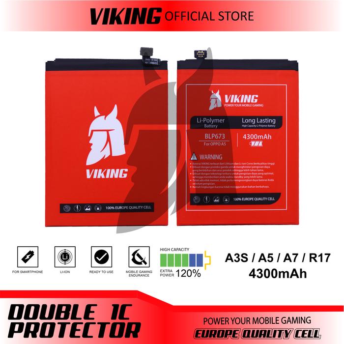 Promo VIKING Baterai Oppo A31 2020 / Oppo A12 2020 BLP673 Double Power ...