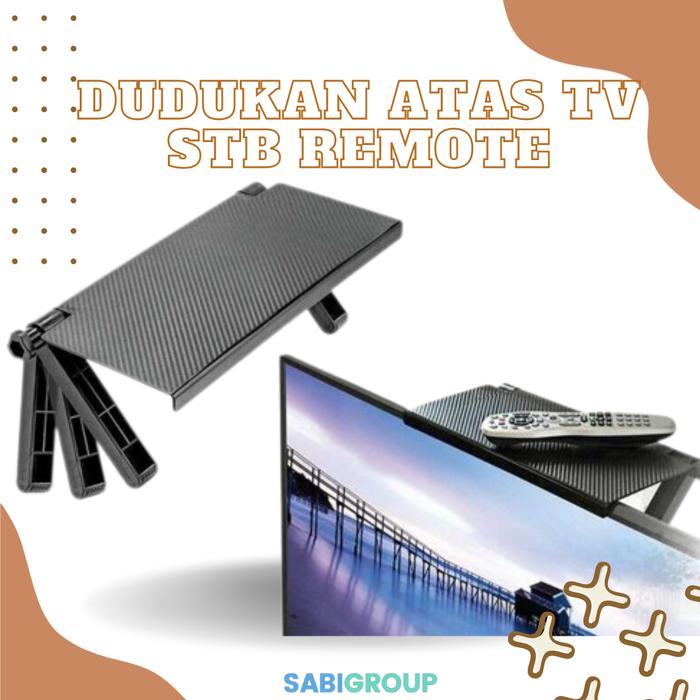 Jual Rak Set Top Box Router Wifi Box Atas TV Monitor Top Shelf Riser ...