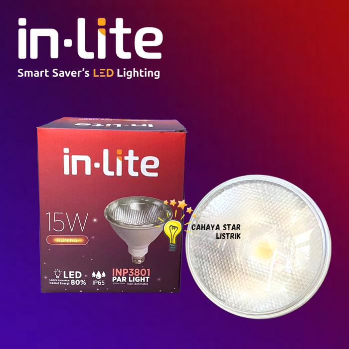 Jual Lampu Inlite Par 38 Light LED 15W INP3801 Warmwhite / Putih ...