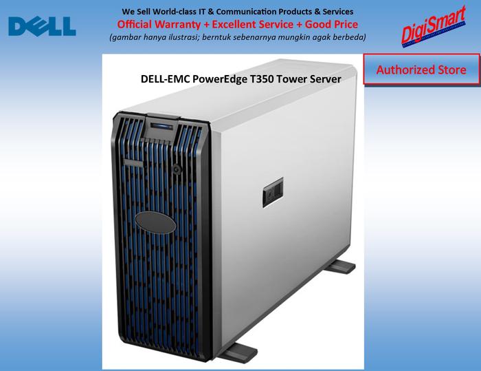 Jual Tower Server DELL-EMC PowerEdge T350 XeonE-16GB-2TB # ...