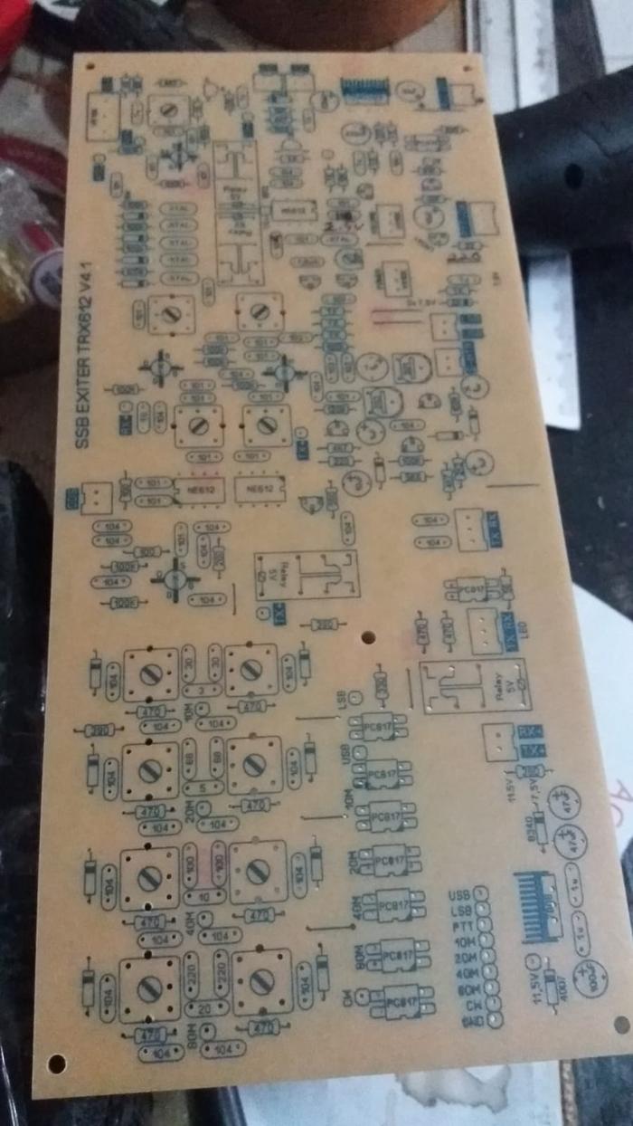 Jual pcb ssb 4 Band radio hf 3x Ne612- controler pc817 - Kab. Blitar ...