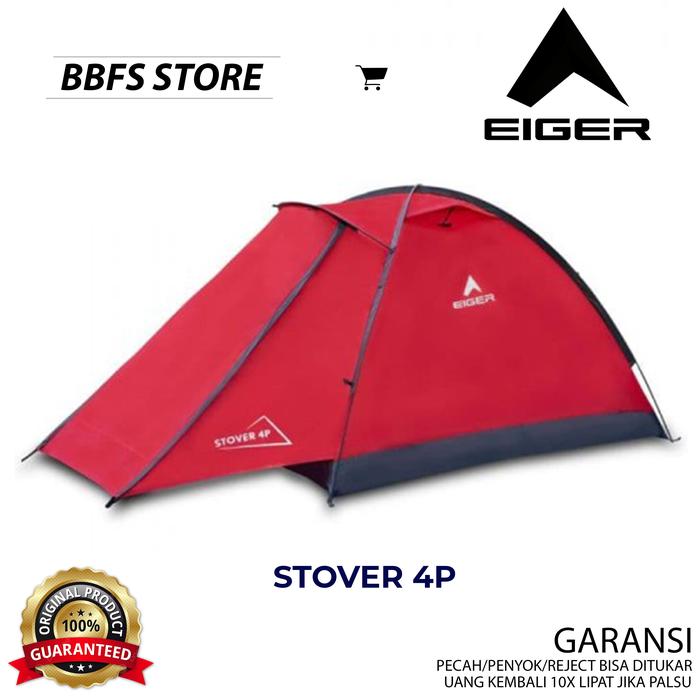 Jual EIGER ORIGINAL STOVER 4P TENT TENDA KEMPING OUTDOOR ADVENTURE ...
