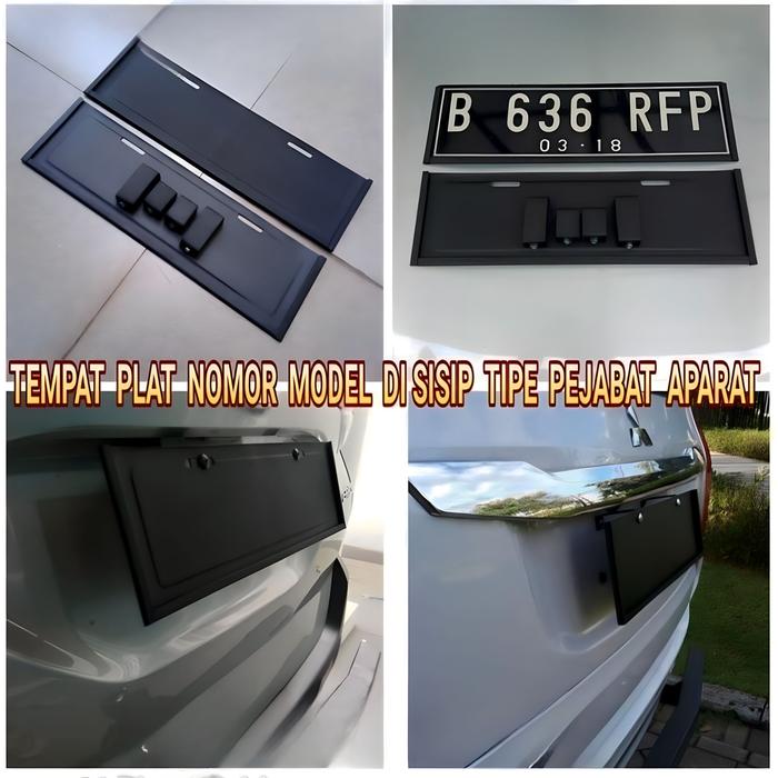 Jual TATAKAN / DUDUKAN PLAT NOMOR MOBIL. MODEL SISIP. TIPE TNI, POLRI ...