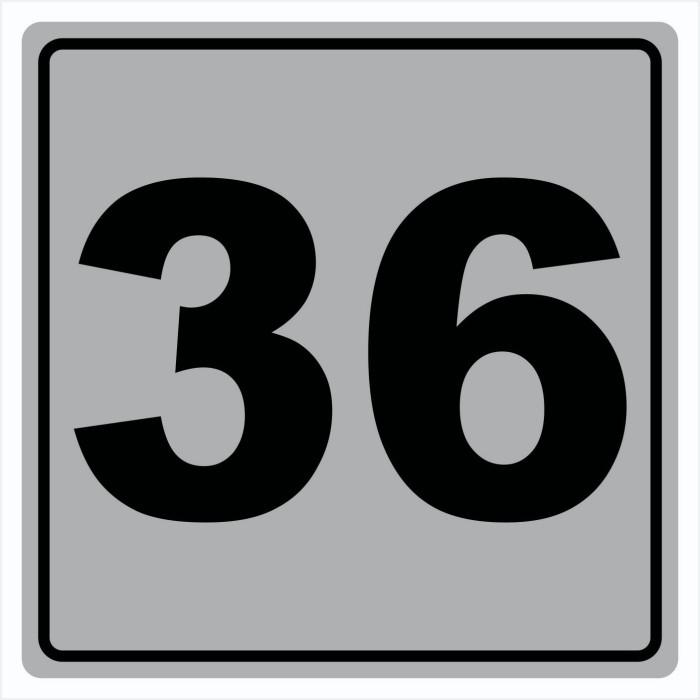 Jual Stiker Nomor Angka Custom 10x10cm Vinyl Glossy Waterproof Stiker ...