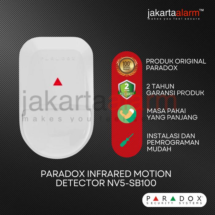 Promo PIR Motion Sensor Gerak Alarm PARADOX NV5-SB100 Infrared - Jakarta Selatan - jakartaalarm ...