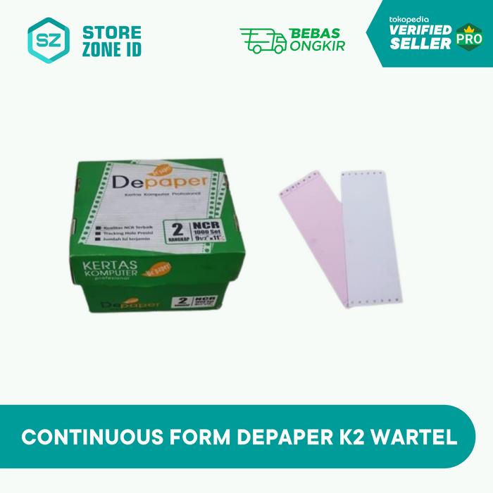 Jual Continuous Form Depaper K2 Wartel - Kota Malang - Store Zone ID ...