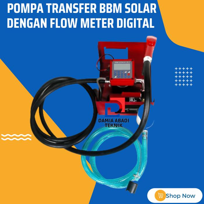 Jual Pompa Transfer BBM Flowmeter Digital Minyak Solar DC 12V/24V Fuel Rite - Jakarta Barat ...