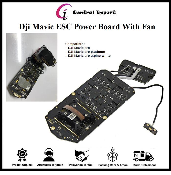 Jual Dji Mavic ESC Power Board With Fan - Dji Mavic Pro Flight ...