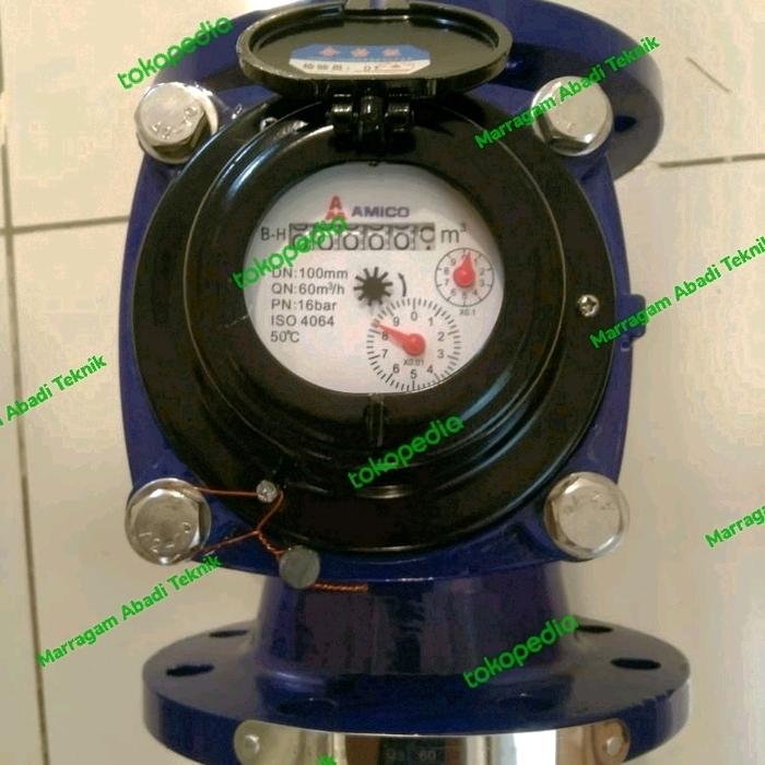 Jual Water meter amico 4 inch dn 100mm air bersih|flow meter amico 4 ...