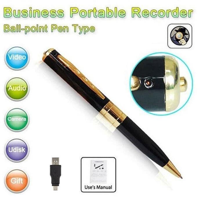 Jual Mini Spy Pen HD Video Hidden Camera (Pulpen dengan Kamera Perekam ...
