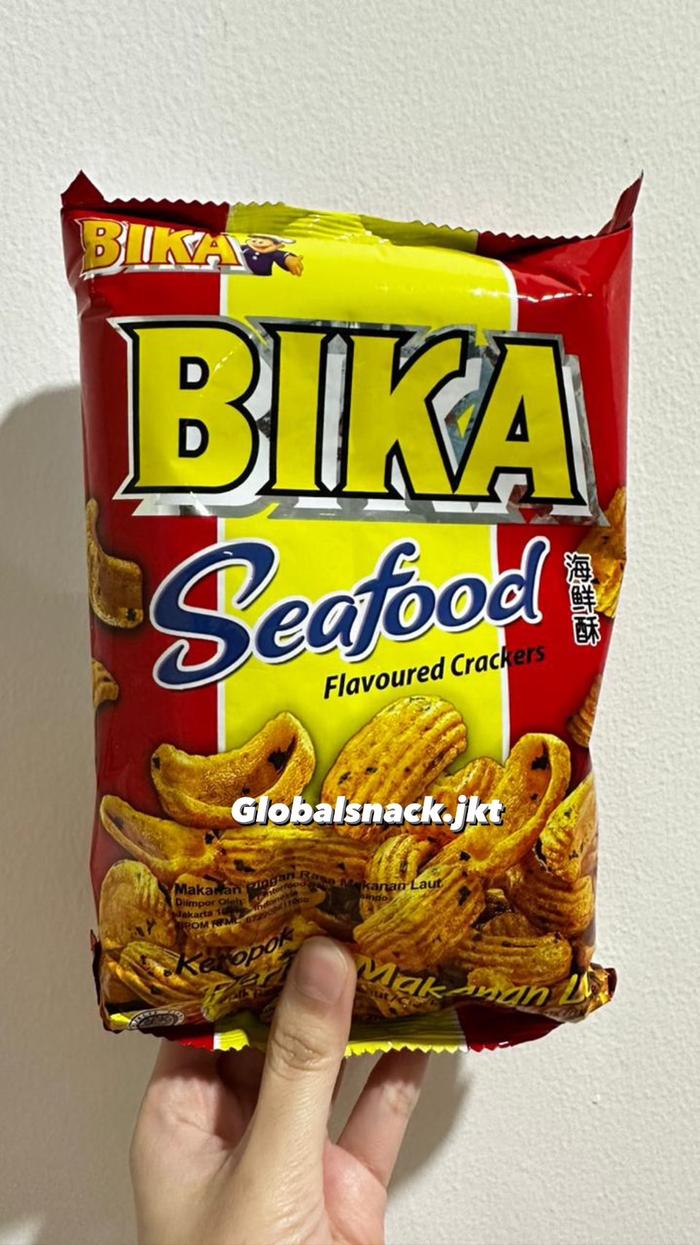 Jual BIKA SNACK ROASTED CHICKEN / PRAWN CRACKERS / SEAFOOD / CUTTLEFISH ...