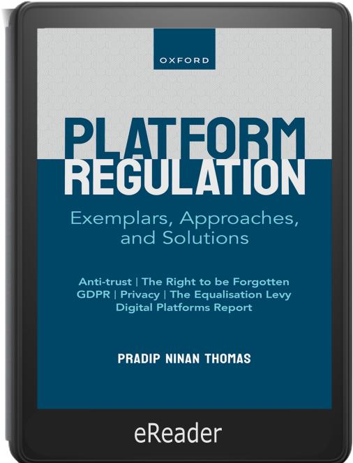 Jual Digital Platform Regulation: Exemplars, Approaches, and Solutions ...