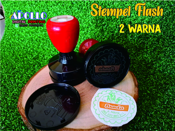 Jual STEMPEL FLASH STEMPEL OTOMATIS 2 WARNA - Kab. Madiun - Apollo ...