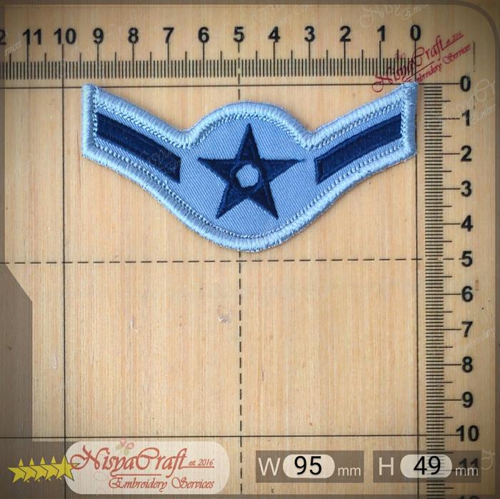 Jual NCEP0103-0512 US AIRFORCE Enlisted Personnel (ABU) | RANK Insignia ...