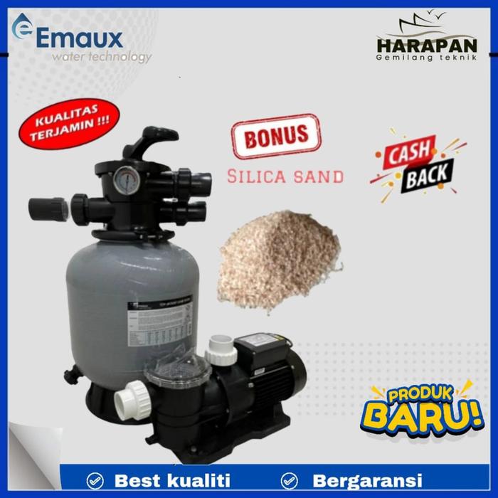 Jual Paket Pompa Kolam Renang 2HP STP-200 + SAND FILTER EMAUX 28"in ...