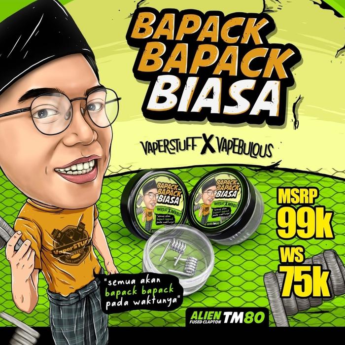 Jual Vaperstuff Coil Bapack Bapack Biasa Alien Fused Clapton TM80 ...