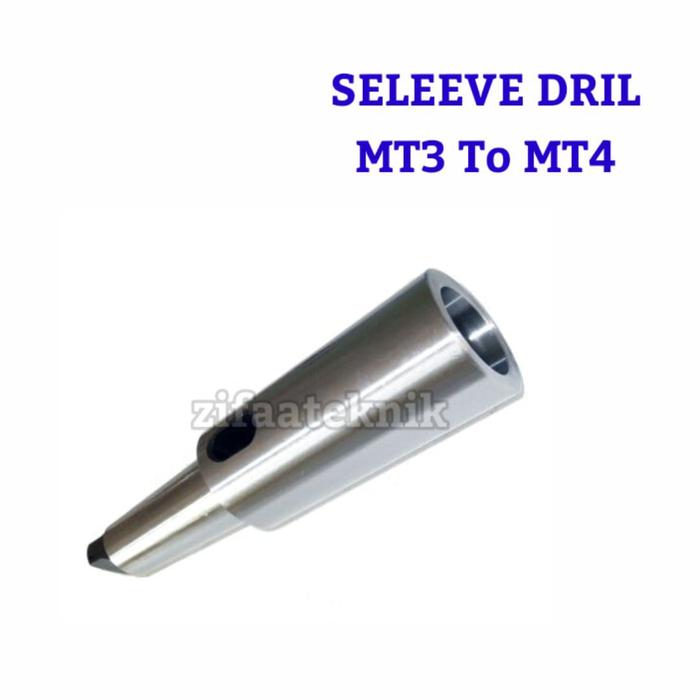 Jual Sleeve Drill MT3 To MT4 Long 200mm.Holder Sok Bor Drill MT3 ke MT4 ...