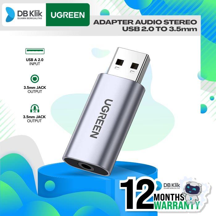 Jual Adapter Audio Stereo UGreen USB 2.0 to 3.5mm (80864) - UGreen ...