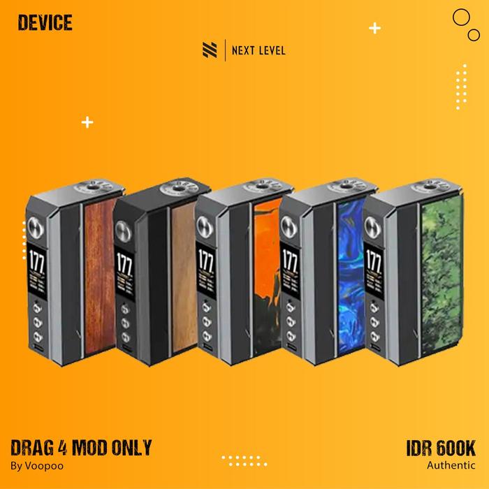 Promo Voopoo Drag 4 177W 18650 MOD ONLY By Voopoo - Mod Box - Kota ...