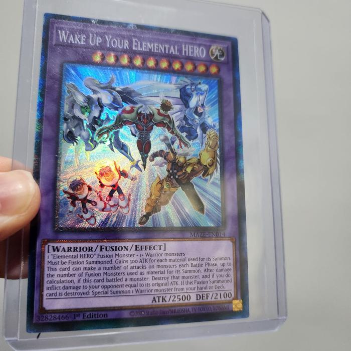 Jual Wake Up Your Elemental HERO | COLLECTOR RARE | Yugioh MAZE US - Jakarta Barat - Carttu ...
