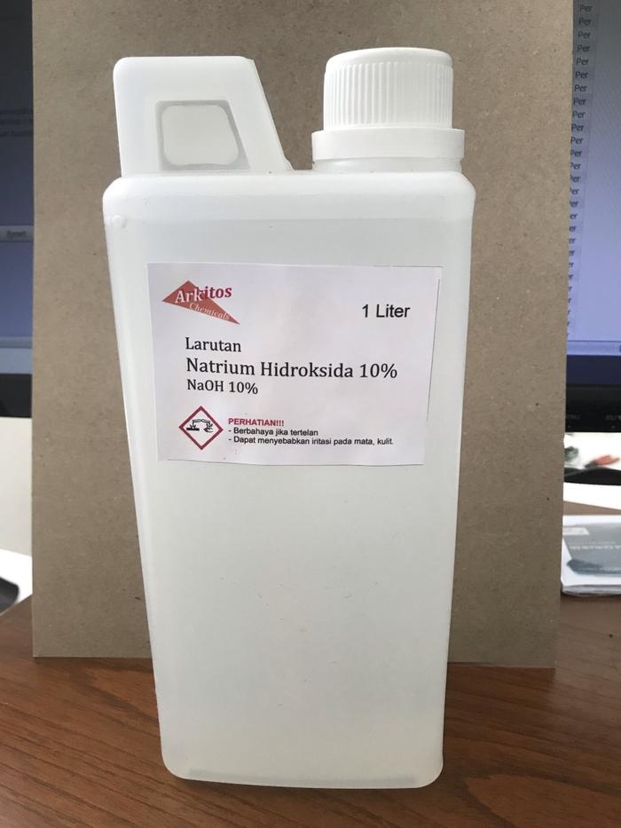 Jual Larutan Natrium Hidroksida NaOH Arkitos - 20% 1 Liter - Kota ...