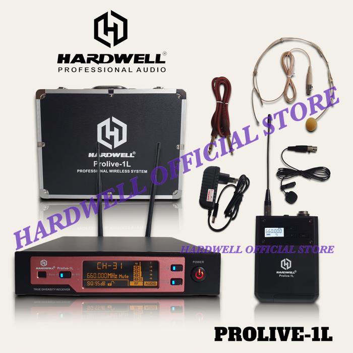 Jual Mic Wireless Hardwell Prolive 1L Original Single Mic Clip On ...