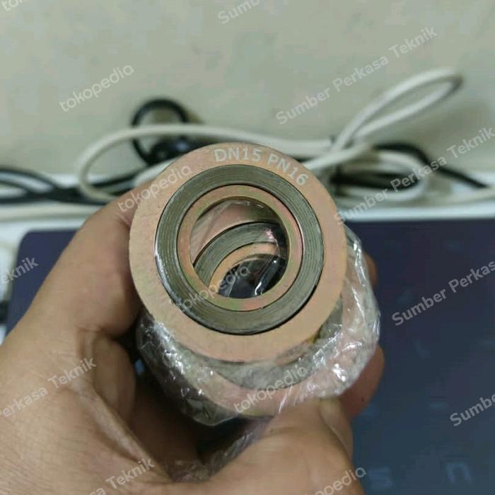 Jual Spiral Wound Gakset PN16 / SWG Carbon Steel 1/2" inch / DN 15 - Jakarta Barat - Sumber ...