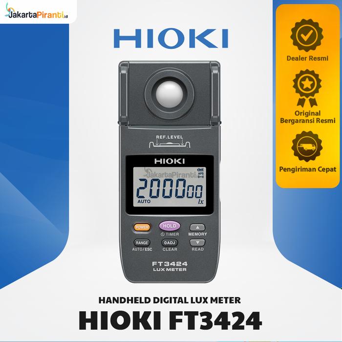 Promo Alat Ukur Intensitas Cahaya Digital Light Lux Meter Hioki FT3424 ...