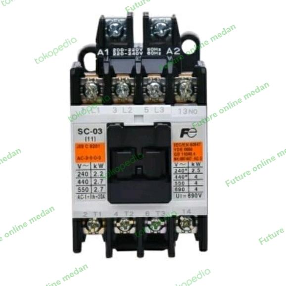 Jual MAGNETIC CONTACTOR FUJI SC - 03 Sc03 sc-03 kontektor kontaktor ...