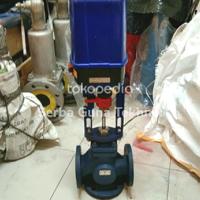 Jual Control Valve Three 3 Way 2" inch PN25 Ari Armaturen Actuator DN50 ...