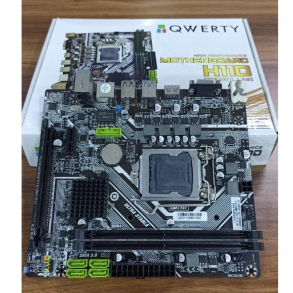 Jual Motherboard Qwerty H110 with M2 NVMe Slot - LGA 1151 - Kota ...