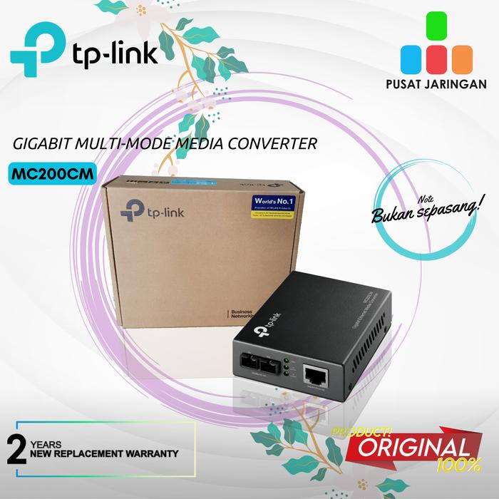 Jual Tp-link Mc200cm Gigabit Ethernet Media Converter - Jakarta Pusat ...