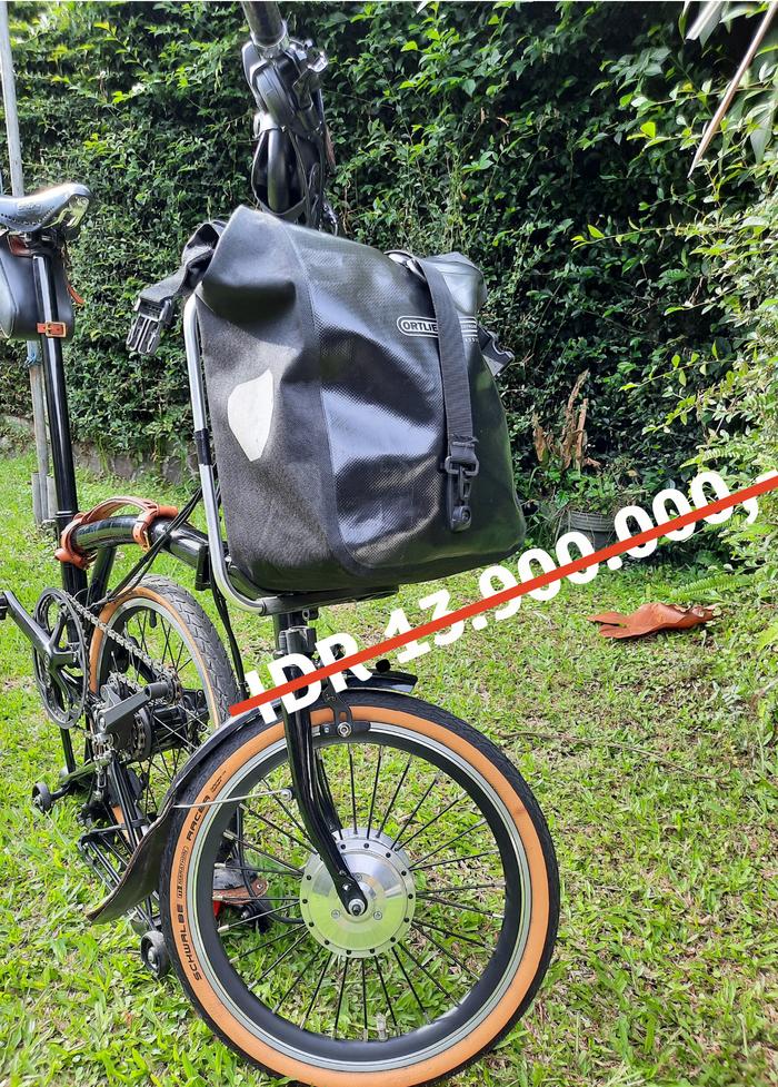 Jual Brompton Ebike Kit BikeToWork Edition(with Rhinowalk Pannier ...